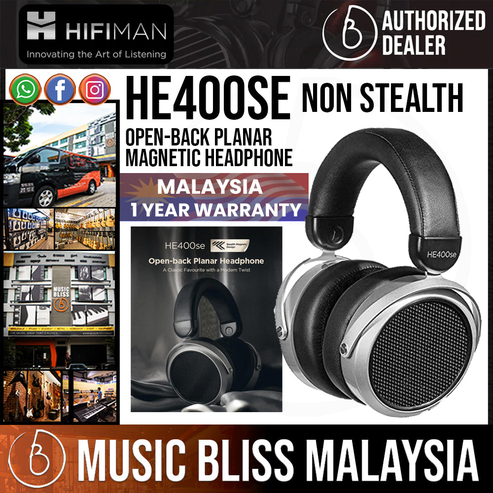 HIFIMAN HE400SE Non Stealth Magnets Version Over-Ear Open-Back Full ...