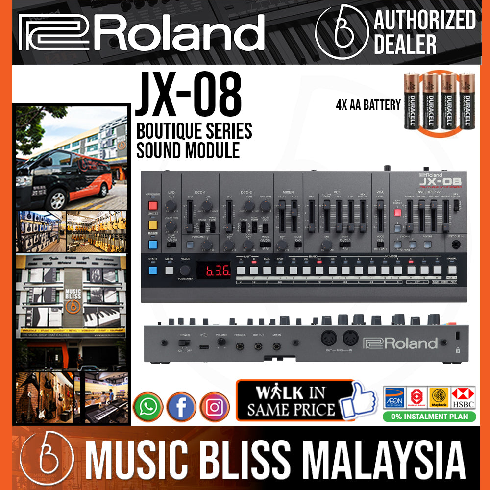 Roland JX-08 Boutique Series JX-8P Sound Module (JX08 / JX 08) | Music ...