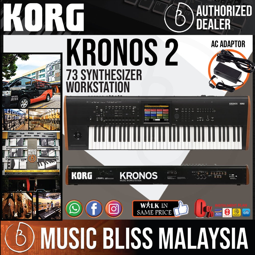 Korg KRONOS2-73 Synthesizer Workstation | Music Bliss Malaysia