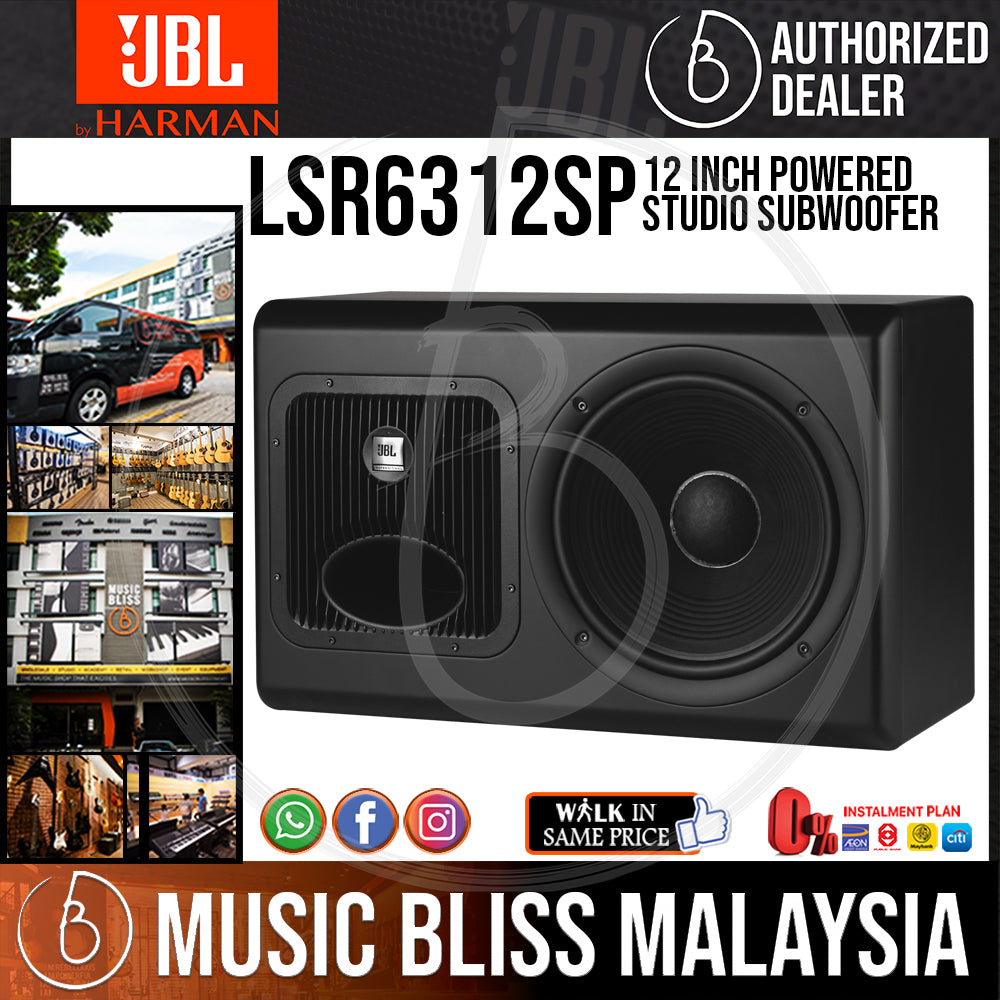 JBL LSR6312SP 12 inch Powered Studio Subwoofer | Music Bliss Malaysia
