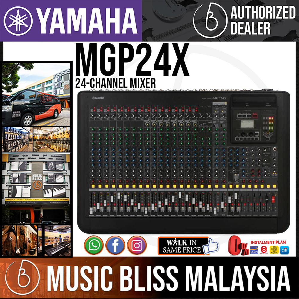 Yamaha MGP24X 24-Input Hybrid Digital/Analog Mixer | Music Bliss Malaysia