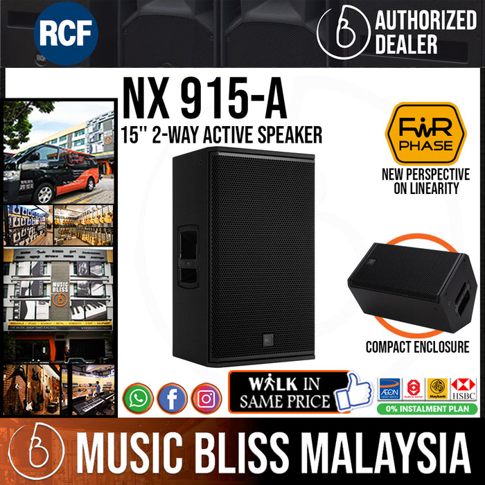 RCF NX 915-A 15'' 2-Way Active Speaker | Music Bliss Malaysia