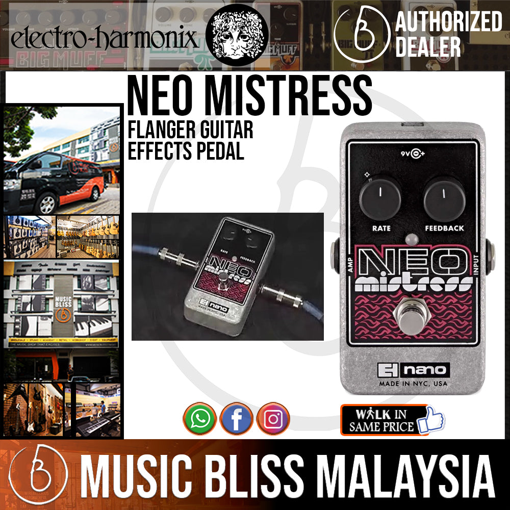 Electro Harmonix Neo Mistress Flanger Guitar Effects Pedal (Electro ...