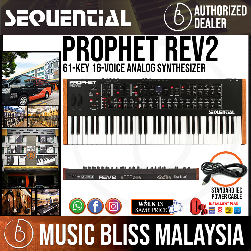 Sequential Prophet Rev2 16-voice Analog Synthesizer | Music Bliss Malaysia