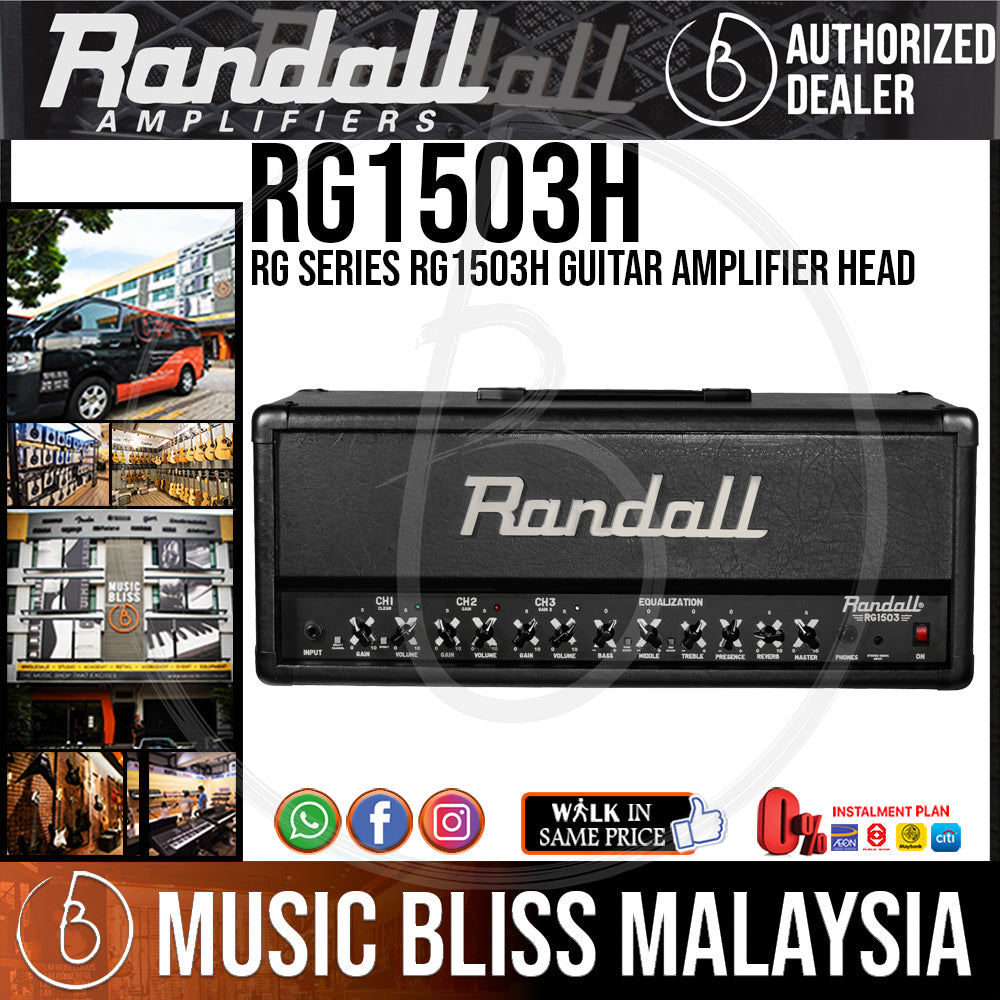 Randall RG Series RG1503H Guitar Amplifier Head | Music Bliss Malaysia