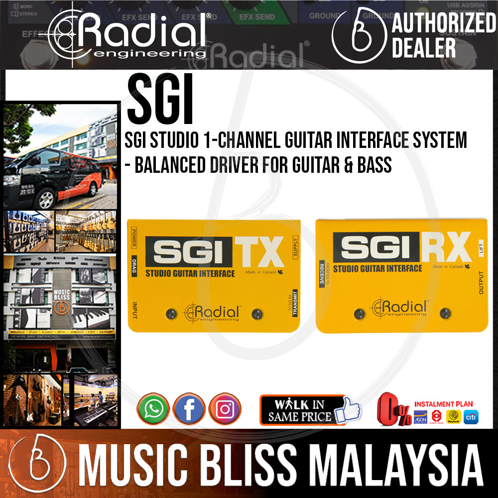 Radial Engineering SGI Studio Guitar Interface | Music Bliss Malaysia