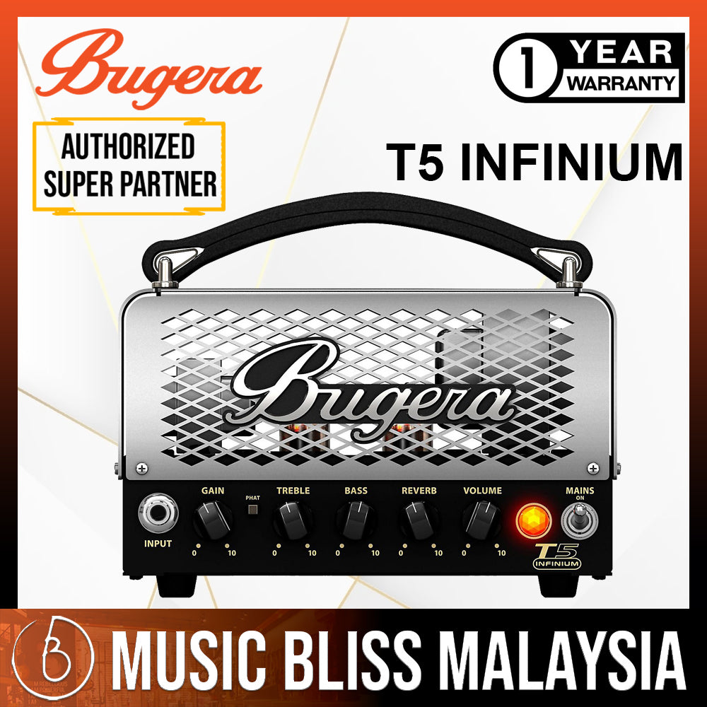 Bugera T5 Infinium 5-watt Class-A Tube Head | Music Bliss Malaysia