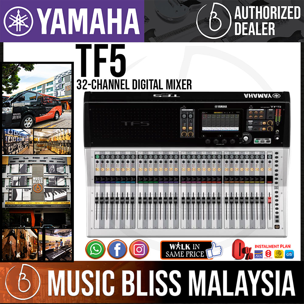 Yamaha TF5 32 Channel Digital Mixer (TF-5) | Music Bliss Malaysia