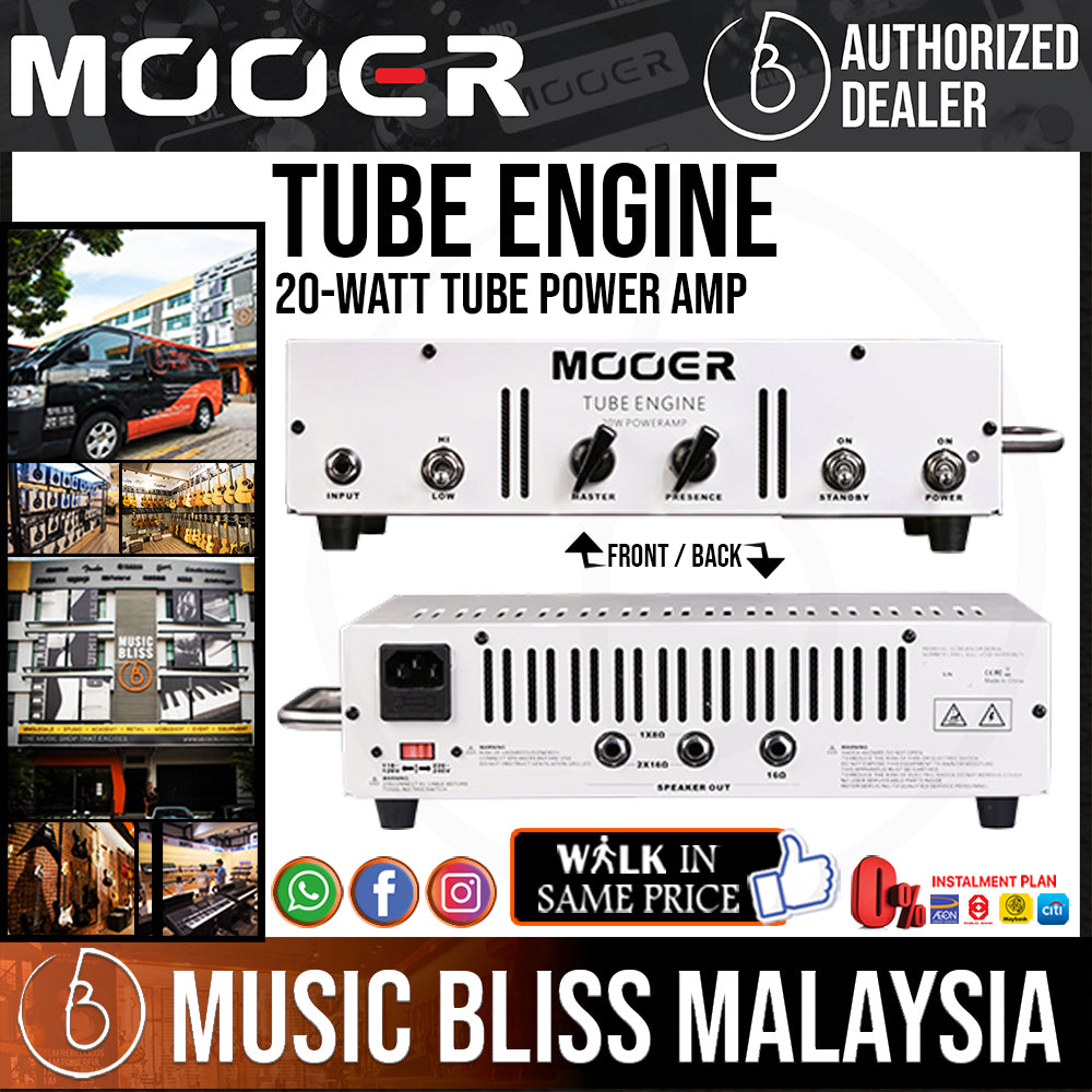 Mooer Tube Engine 20-watt Tube Power Amp | Music Bliss Malaysia
