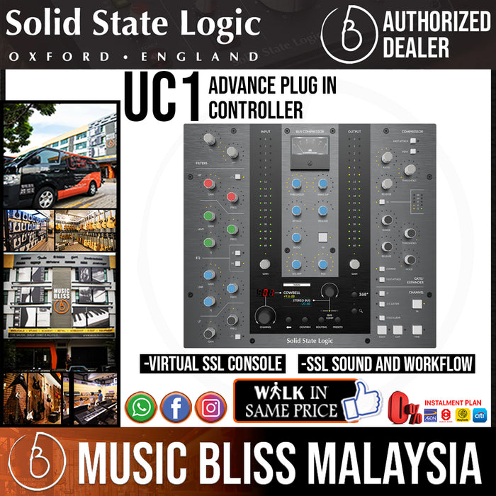 Solid State Logic UC1 Advance Plug In Controller | Music Bliss Malaysia