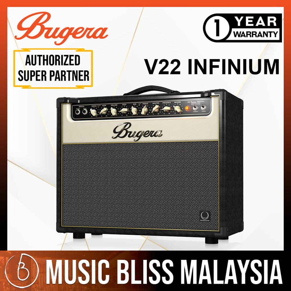 Bugera V22 Infinium 22-watt 1x12" Tube Combo Amp | Music Bliss Malaysia