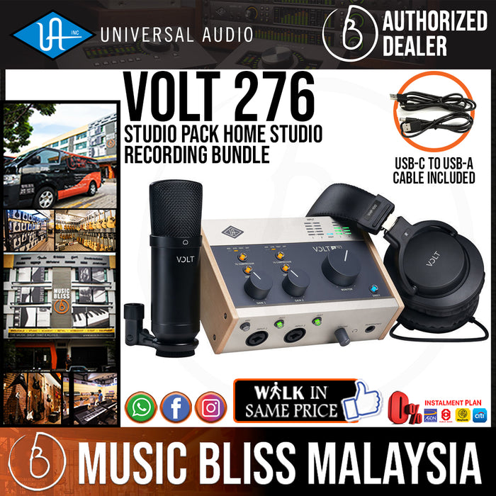 Universal Audio Volt 276 Studio Pack | Music Bliss Malaysia