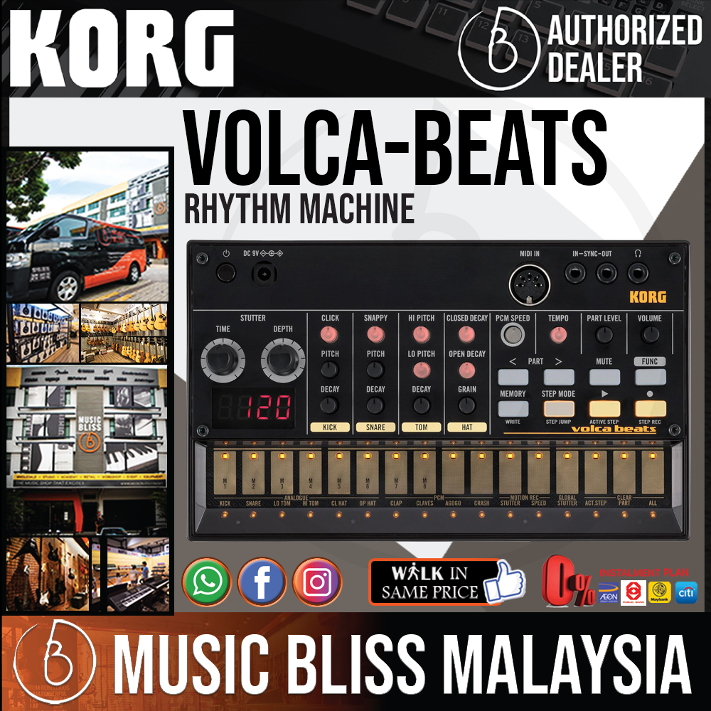Korg Volca Beats Rhythm Machine (Volca-Beats) | Music Bliss Malaysia