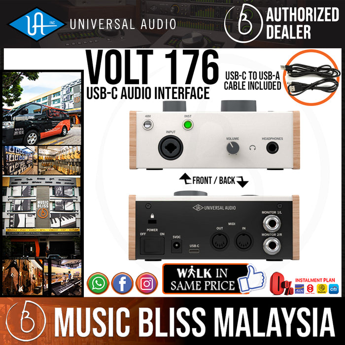 Universal Audio Volt 176 USB-C Audio Interface | Music Bliss Malaysia