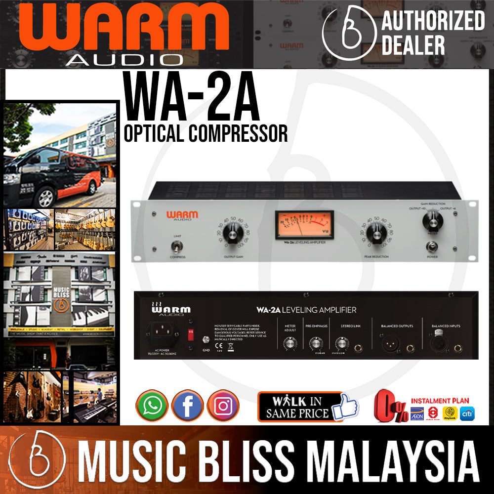 Warm Audio WA-2A Optical Compressor | Music Bliss Malaysia