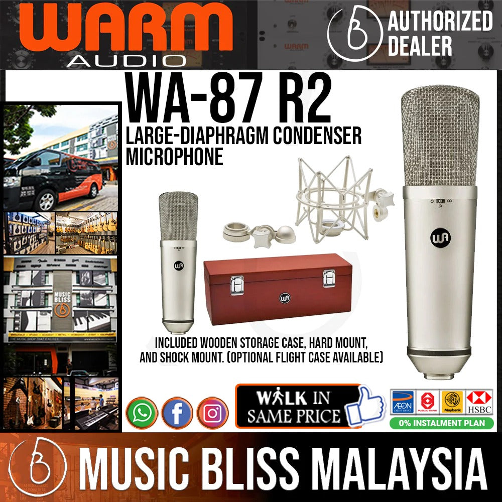 Warm Audio WA-87 R2 Large-diaphragm Condenser Microphone - Nickel (WA87 ...