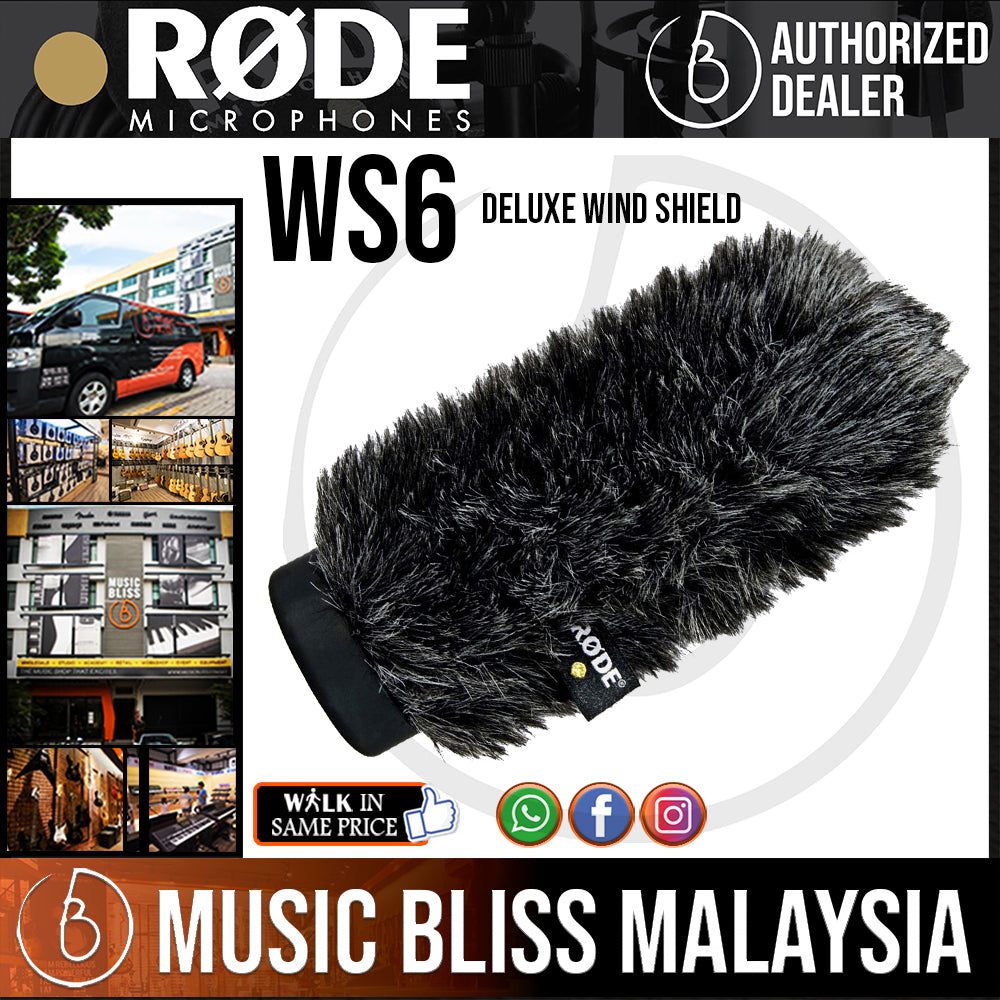 Rode WS6 Deluxe Wind Shield (WS-6) | Music Bliss Malaysia