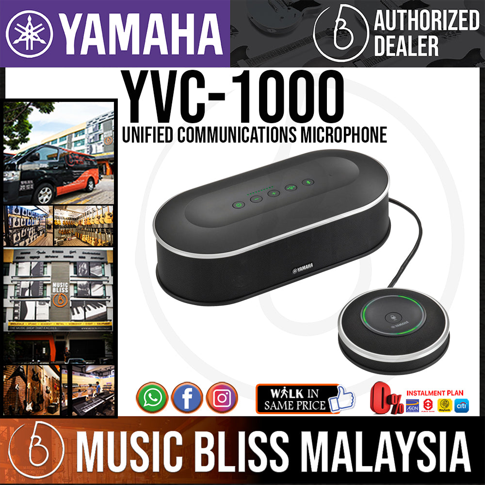Yamaha YVC-1000 Unified Communications Microphone and Speaker System ...