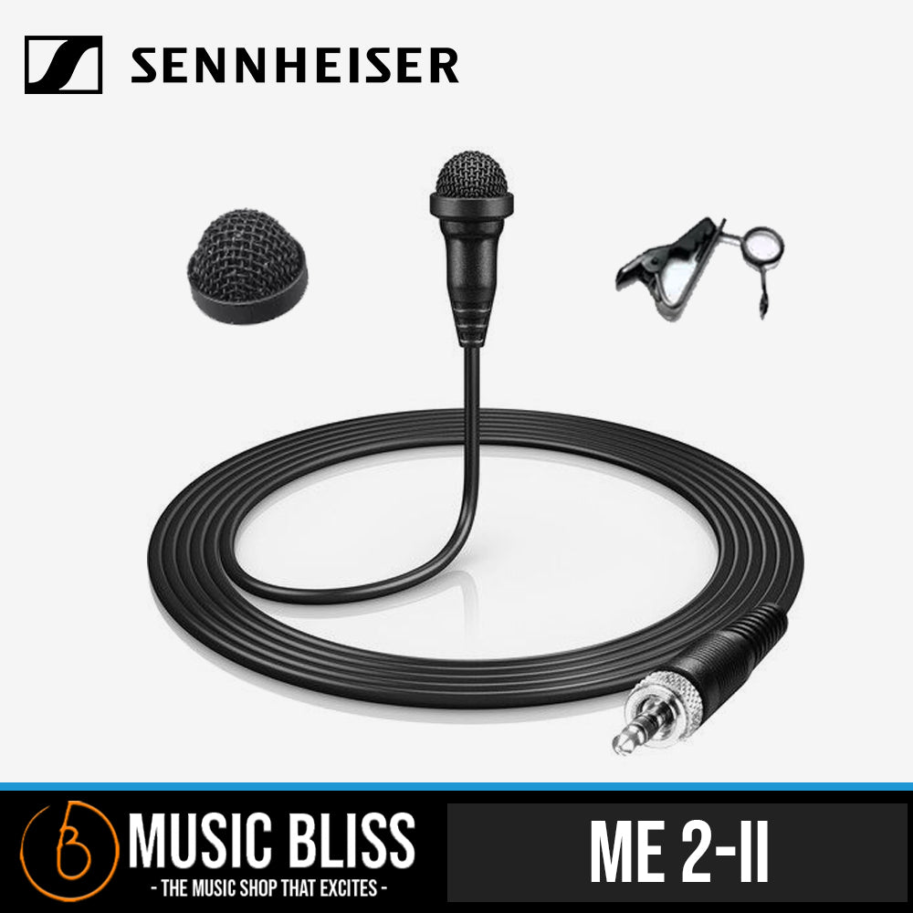Sennheiser ME 2-II Lavalier Microphone for Sennheiser Wireless (ME2II ...