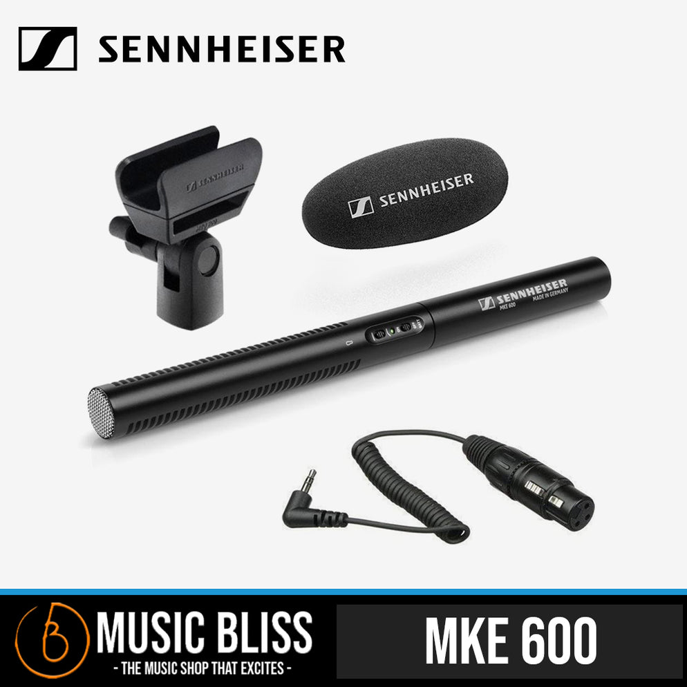 Sennheiser MKE 600 Shotgun Microphone (MKE600) | Music Bliss Malaysia