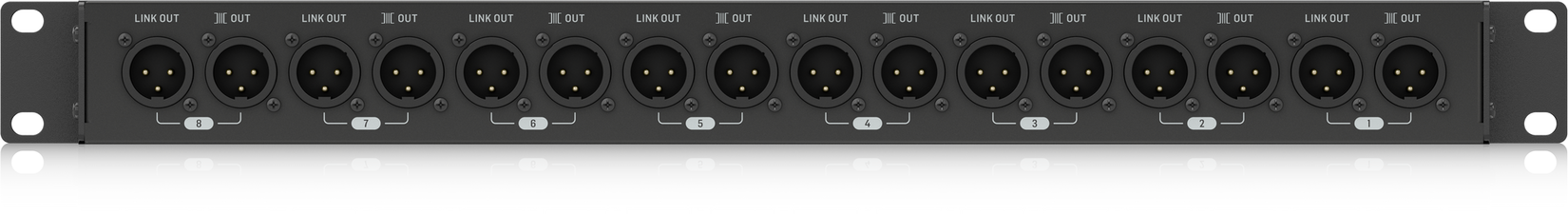 Behringer Ultralink MS8000 Microphone Splitter (MS-8000 / MS 8000 ...