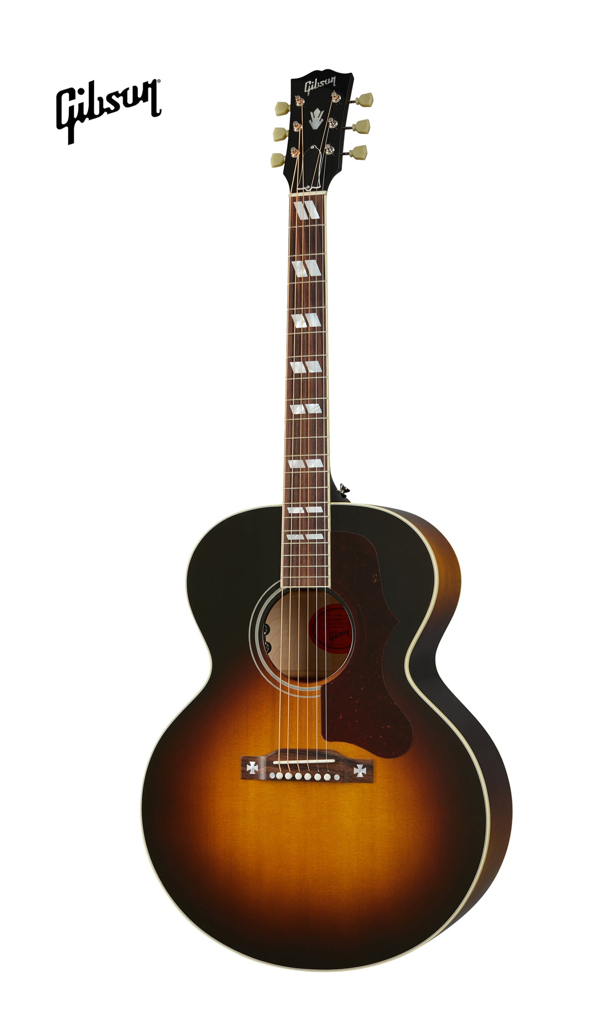 GIBSON J-185 ORIGINAL ACOUSTIC-ELECTRIC GUITAR - VINTAGE SUNBURST | Music Bliss Malaysia