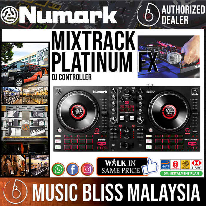 Numark Mixtrack Platinum FX DJ Controller | Music Bliss Malaysia