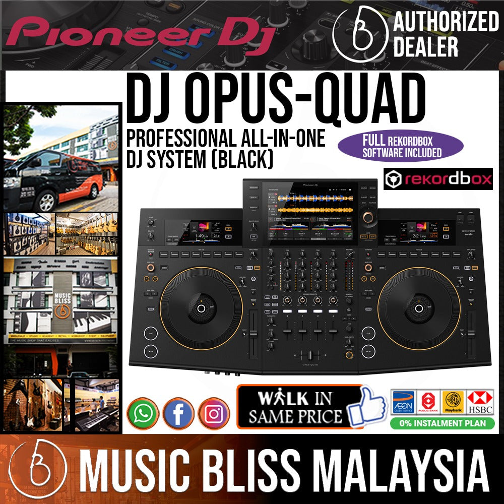 Pioneer DJ OPUS-QUAD Professional 4-channel All-in-one DJ System ...