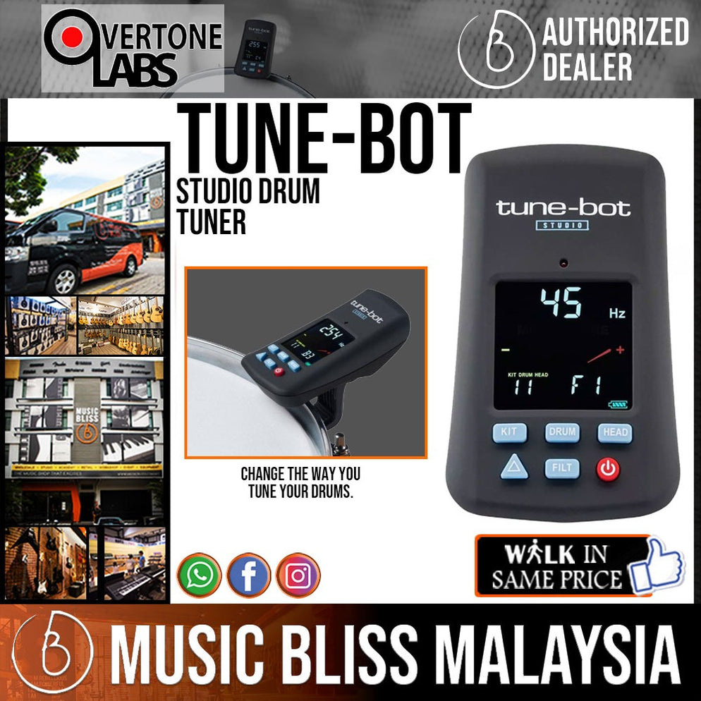 Overtone Labs Tune-Bot Studio Drum Tuner | Music Bliss Malaysia
