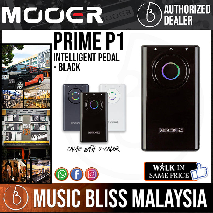 Mooer Prime P1 Intelligent Pedal - Black | Music Bliss Malaysia