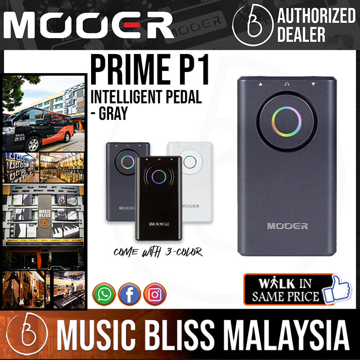 Mooer Prime P1 Intelligent Pedal - Gray | Music Bliss Malaysia