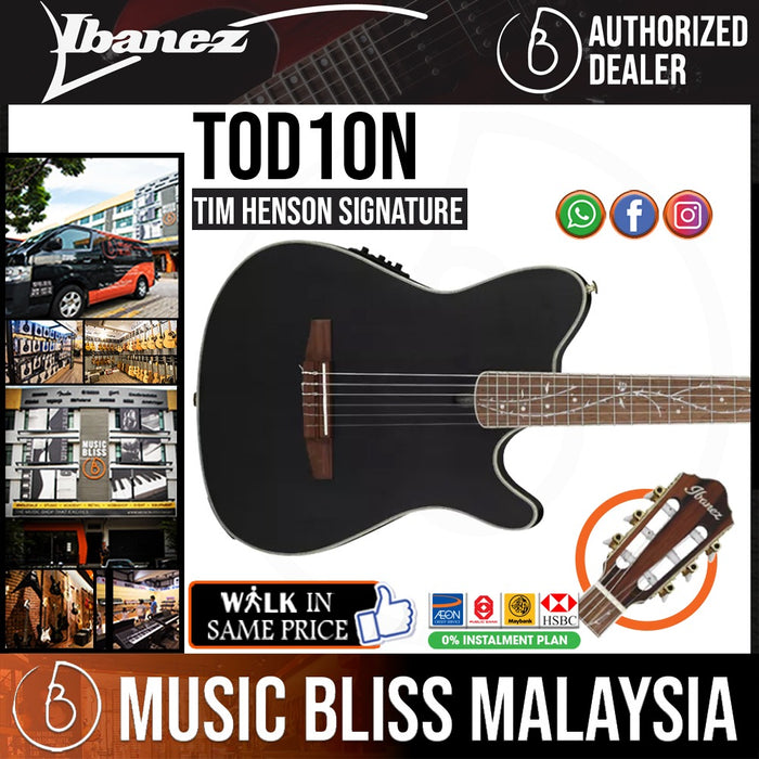 Ibanez TOD10N Tim Henson Signature Nylon Acoustic-electric Guitar ...