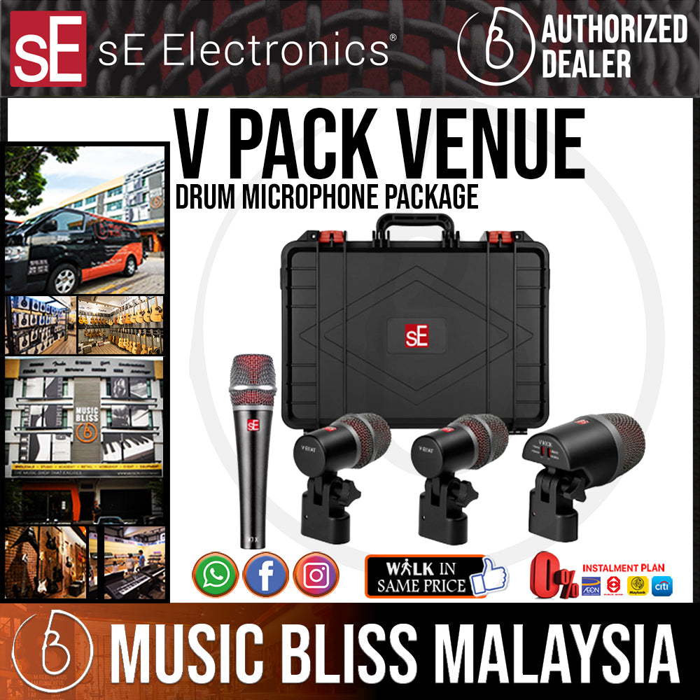 sE Electronics V Pack Venue Drum Microphone Package | Music Bliss Malaysia