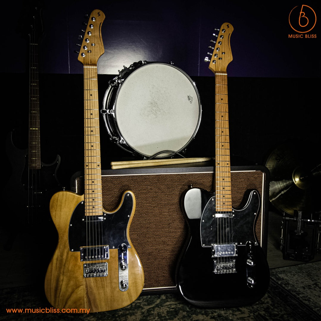 Stagg SET-PLUS NAT Vintage "T" Series Telecaster - Plus Electric Guitar ...