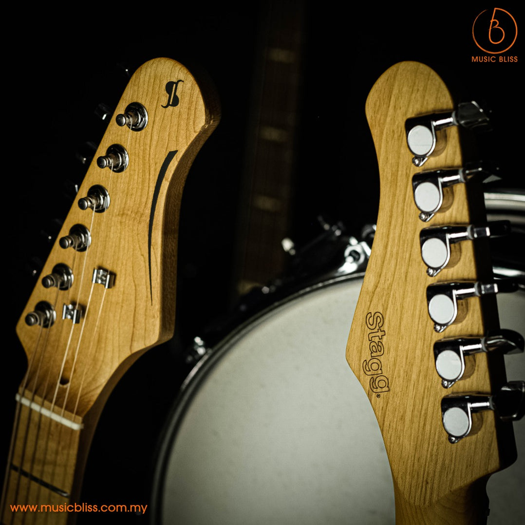 Stagg SET-PLUS NAT Vintage "T" Series Telecaster - Plus Electric Guitar ...