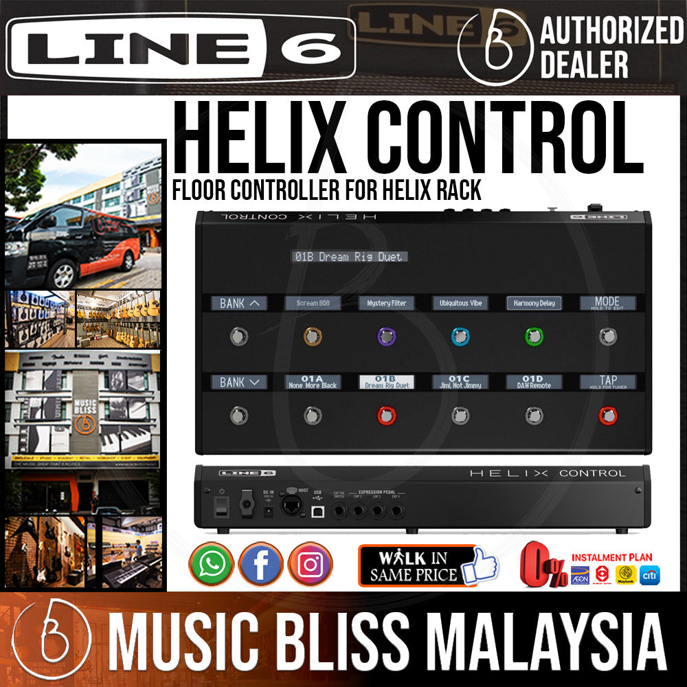 Line 6 Helix Control - Floor Controller for Helix Rack | Music Bliss ...