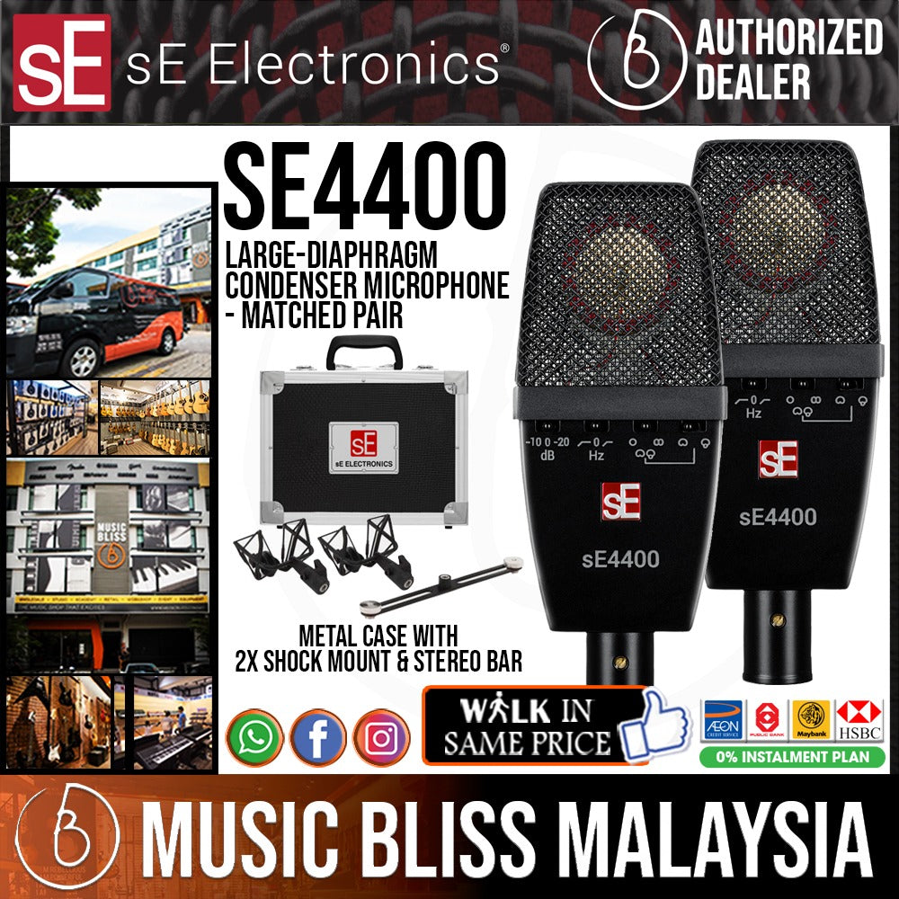 sE Electronics sE4400 Large-diaphragm Condenser Microphone - Matched ...