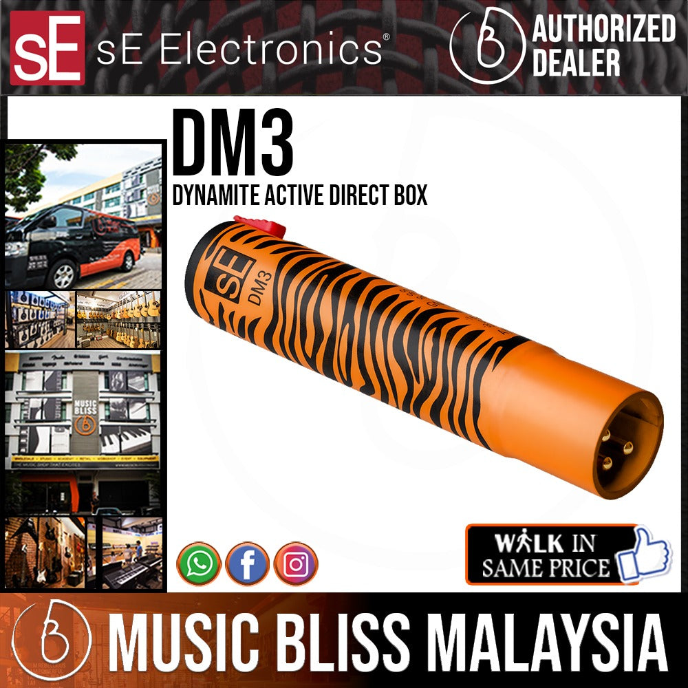 sE Electronics DM3 Dynamite Active Direct Box | Music Bliss Malaysia