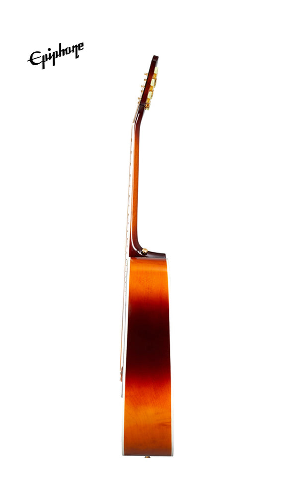 Epiphone Masterbilt Frontier Acoustic-Electric Guitar - Iced Tea Aged ...